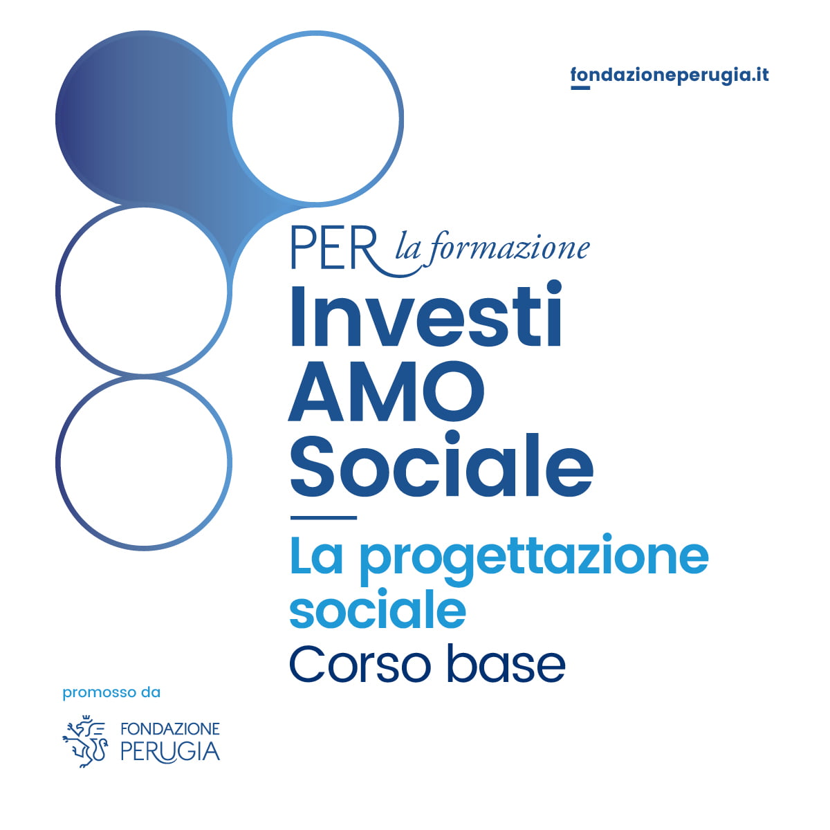 Corso base in Progettazione Sociale — Fondazione Perugia